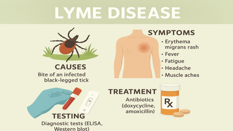 Lyme Disease: Causes, Symptoms, Testing, and Treatment